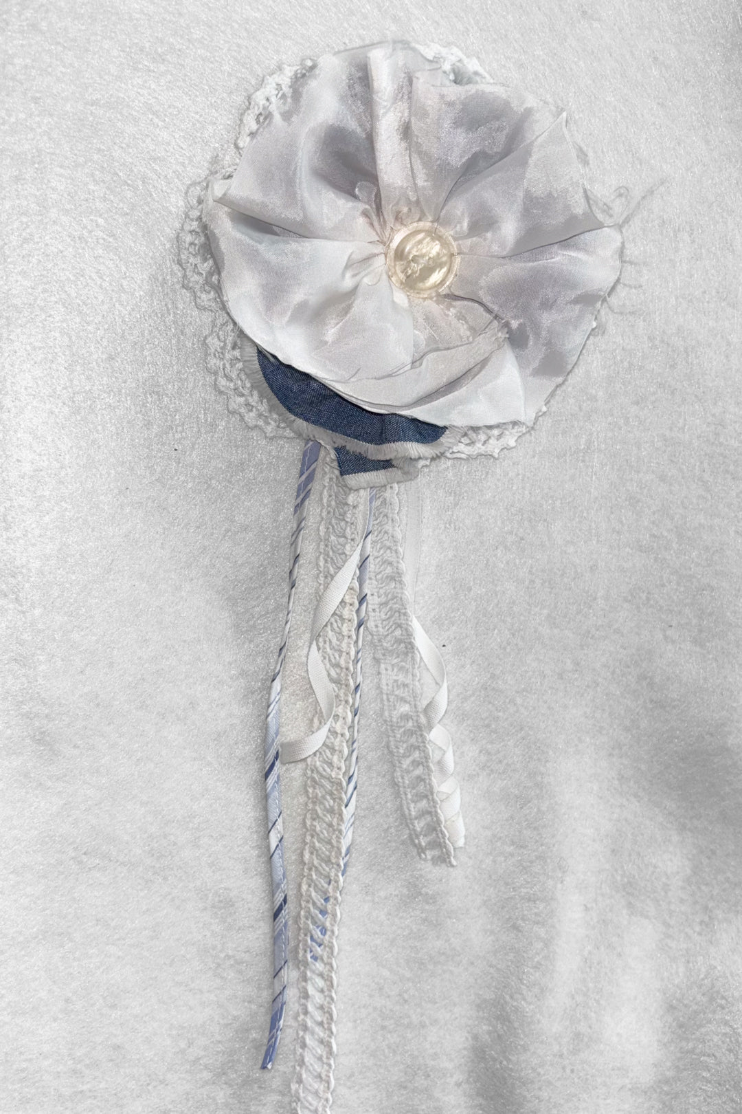 Rosette - Denim, Silk and Crochet – Crushes