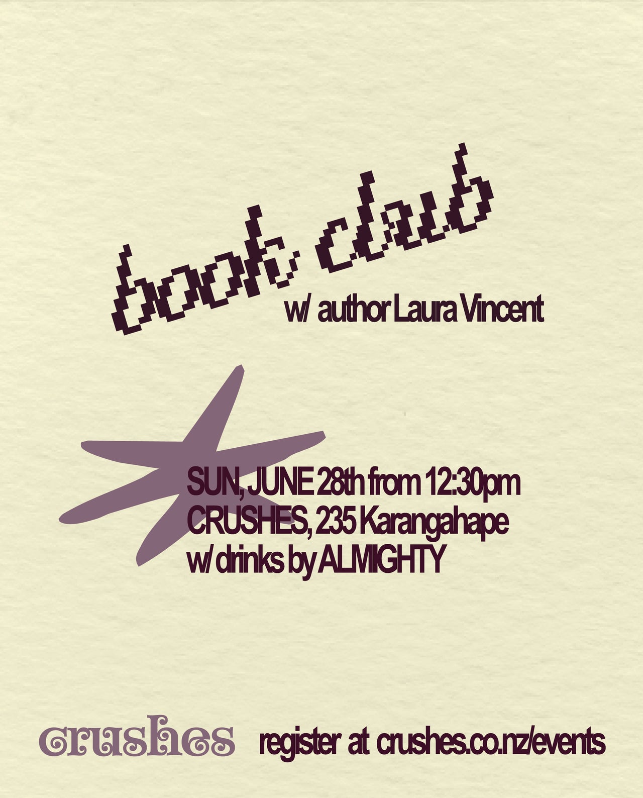 CLUB MEET: Book Club – Crushes